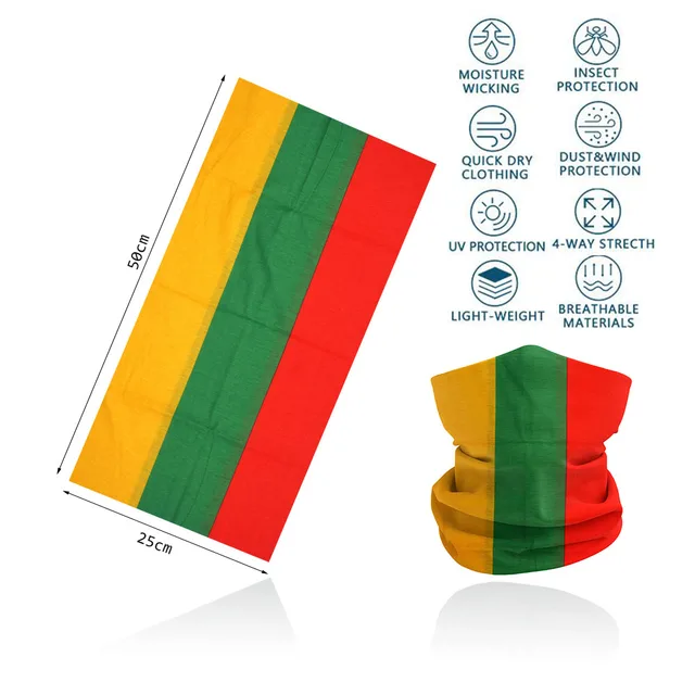 National Flag Face Bandana for Women Men Breathable Covering Biking Hiking Neck Gaiter Seamless ...