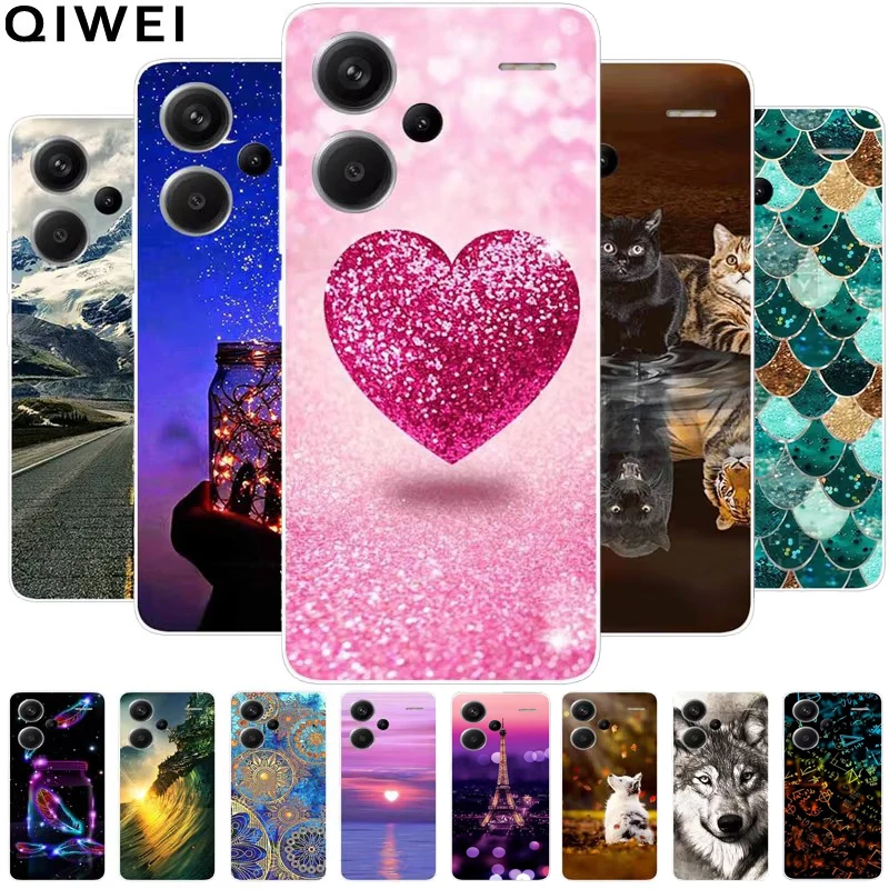 For Xiaomi Redmi Note 13 Pro+ Plus Case Silicone Clear TPU Phone Back ...