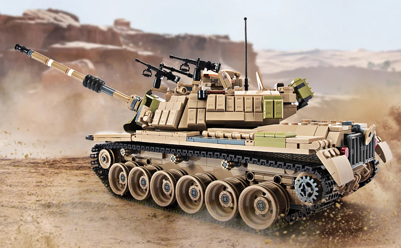 M60-Magach-Tank-Building-Block-1753PCS-WW2-Military-Historical ...