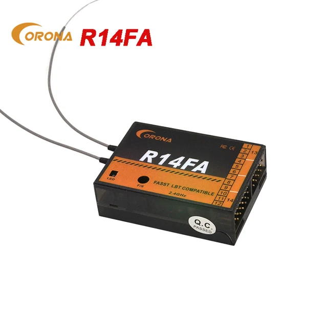 Futaba 2.4GHz FASST Protocol Compatible Receiver Corona R820FA F4FA ...