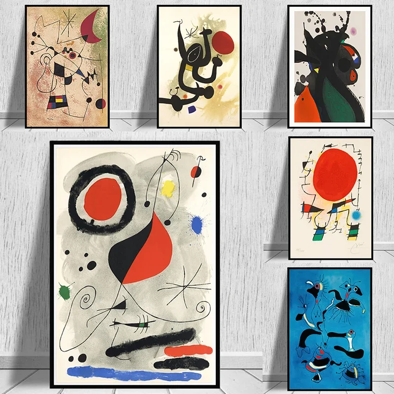 Modern-Joan-Miro-Surrealism-Art-Posters-and-Prints-Canvas-Painting ...