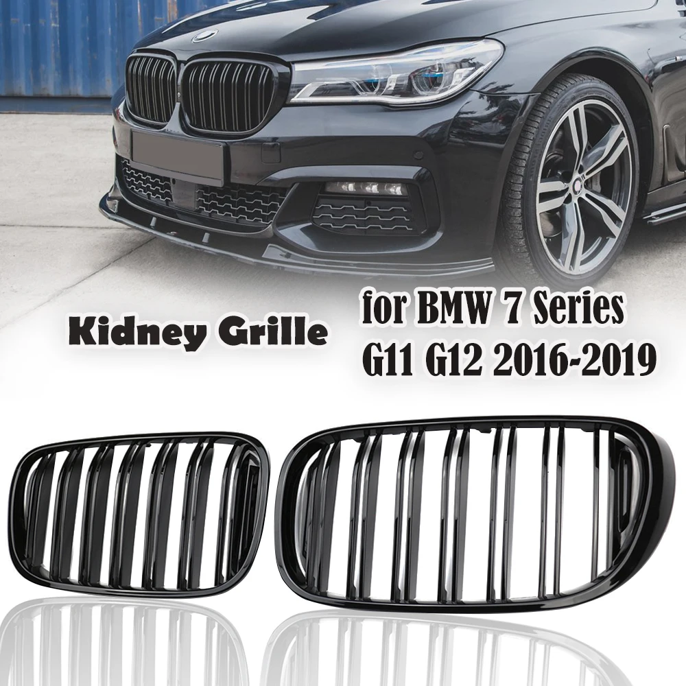1-Piece-Car-Front-Bumper-Replacement-Kidney-Grille-For-BMW-7-G11-G12 ...