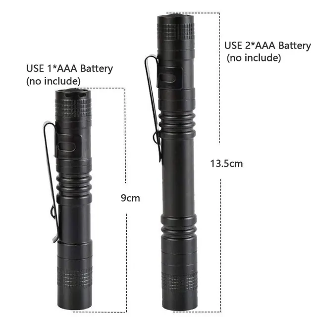 Mini Led Toll Fáklya Hordozható Tollholder Zseblámpa Éjszakai Gyalogos ...