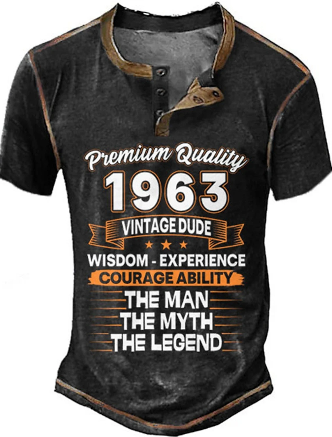 New-Retro-Mens-T-Shirt-3D-Fashion-Printed-T-Shirt-1963-Oversized-Casual ...