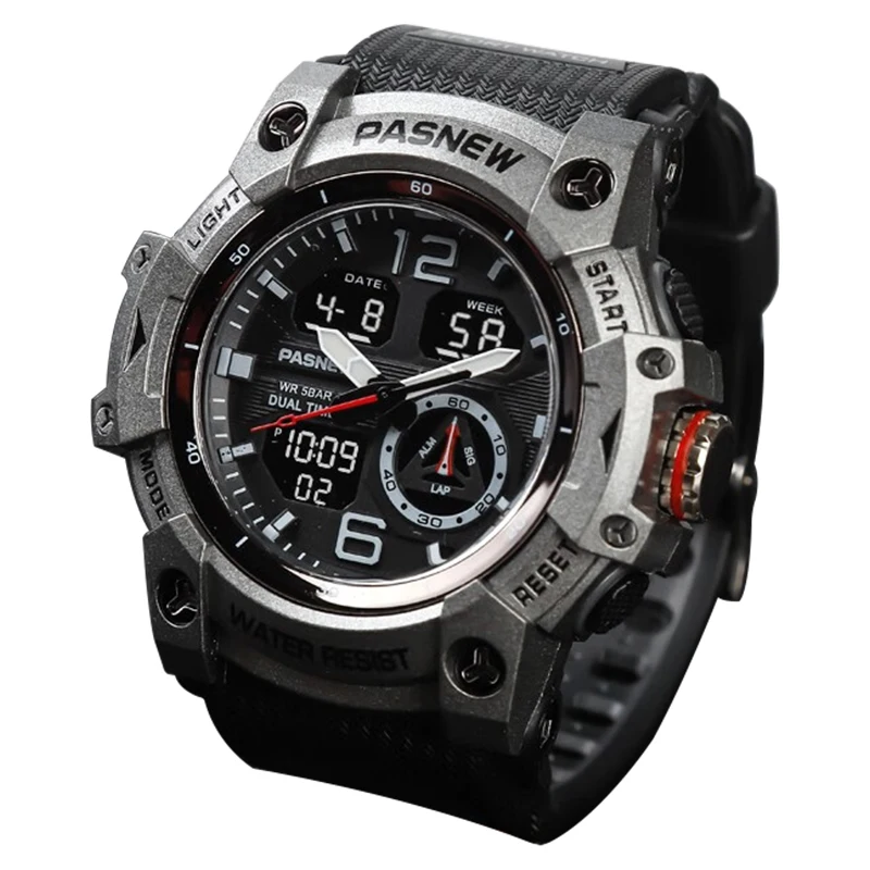 Original-Waterproof-Men-Digital-Watches-Large-Dial-Silicone-Led ...