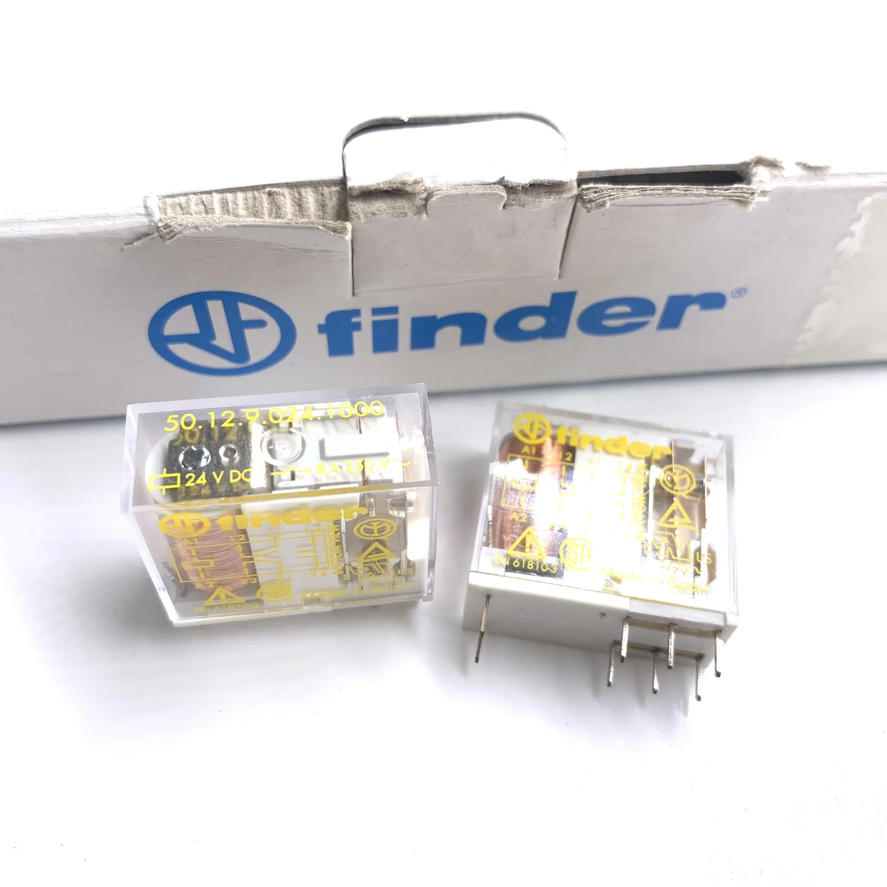 Brand-New-50-12-9-024-1000-Finder-Electromagnetic-Safety-Relays-24VDC-8 ...