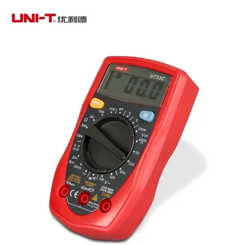 UNI-T-Multimeter-UT33B-UT33C-UT33D-Plus-Pocket-Digital-Ammeter-Voltmeter-Professional-Resistance ...