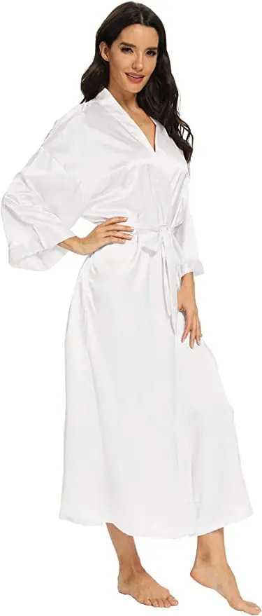 Bathrobe-Women-Extra-Long-Sleepwear-Robes-Silky-Robe-Charming-Night ...