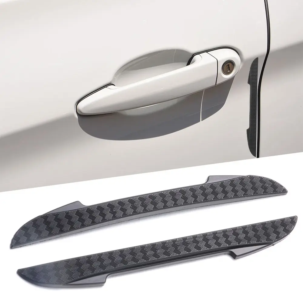4pcs Door Anti-collision Strip Reflective Safety Warning Edge Protector ...