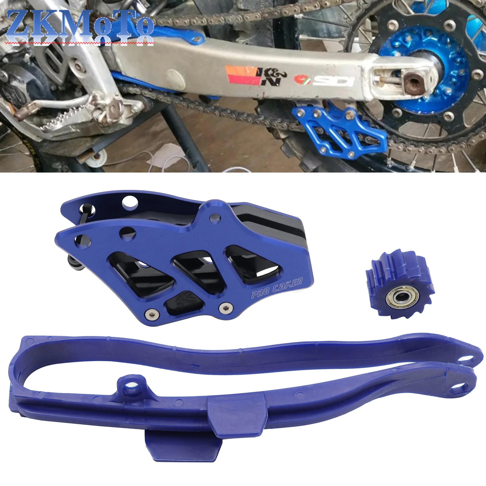 Motorcycle-CNC-Chain-Guide-Sprocket-Swingarm-Chain-Slider-Guide-Bottom ...