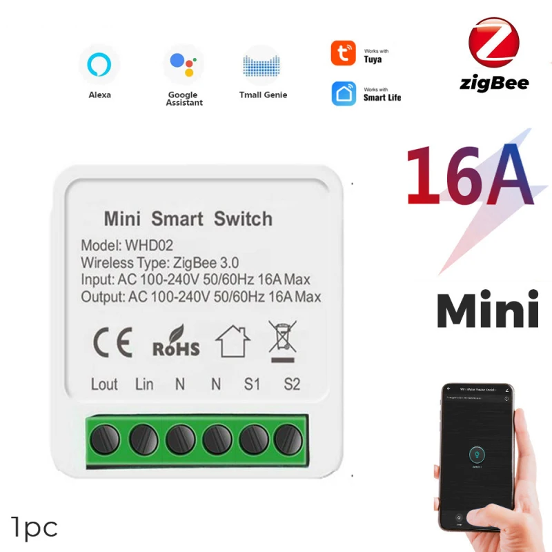 Tuya-ZigBee-Smart-Switch-16a-Relais-modul-unterst-tzt-Zwei-Wege-Steuerung-Smart-Life-App ...