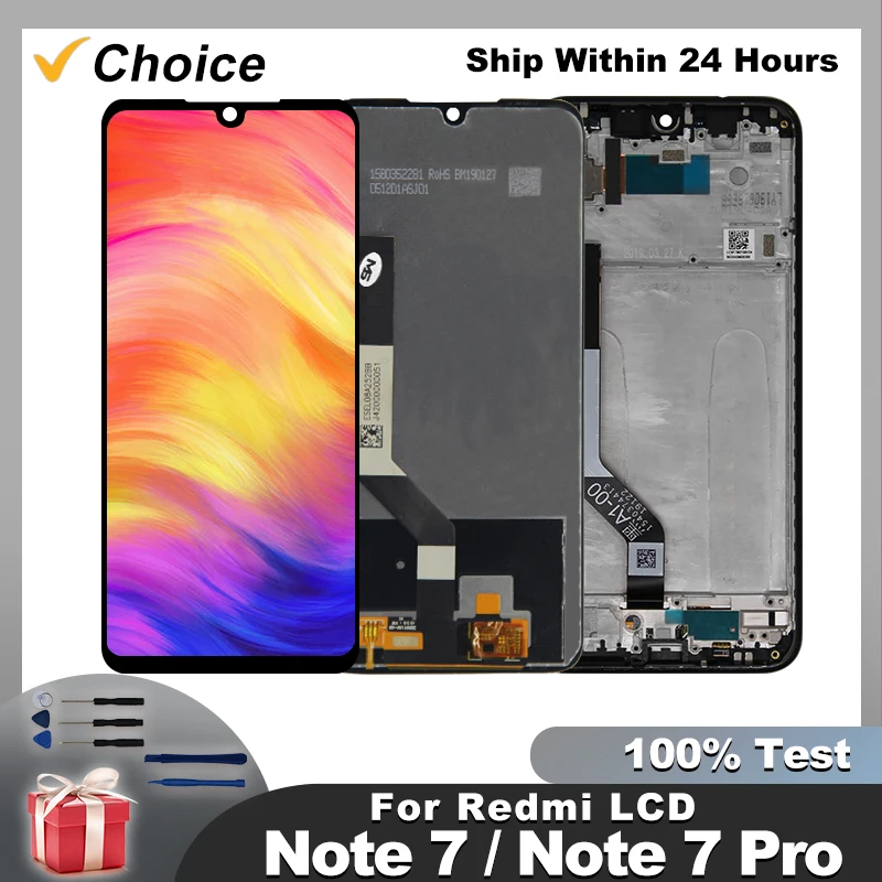 6-3-For-Xiaomi-Redmi-Note-7-LCD-Display-M1901F7H-Touch-Screen-Digitizer ...