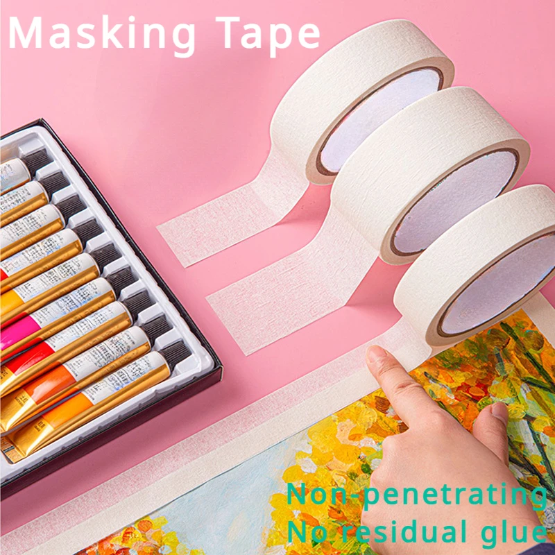 White-Textured-Paper-Tape-High-Viscosity-Art-Student-Can-Write-Easily ...