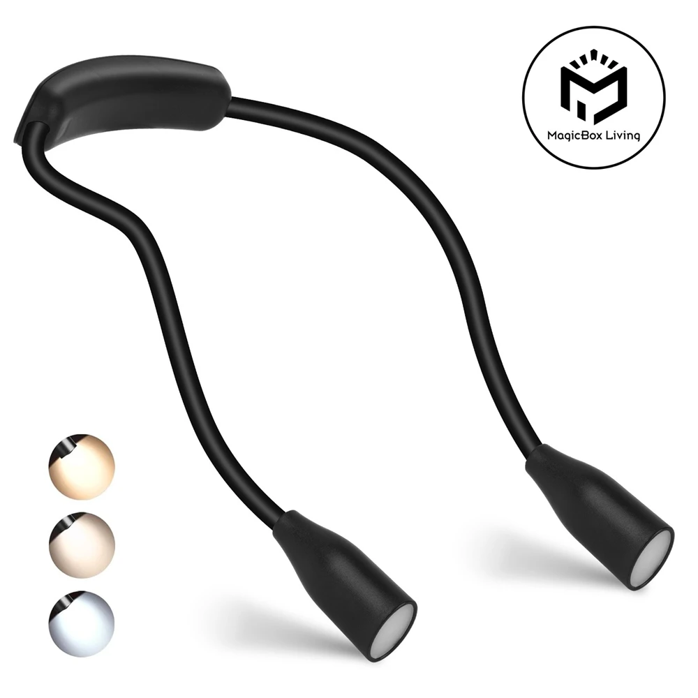 LED-Reading-Neck-Light-Usb-Rechargeable-Book-Lamp-360-Flexible-Arm ...