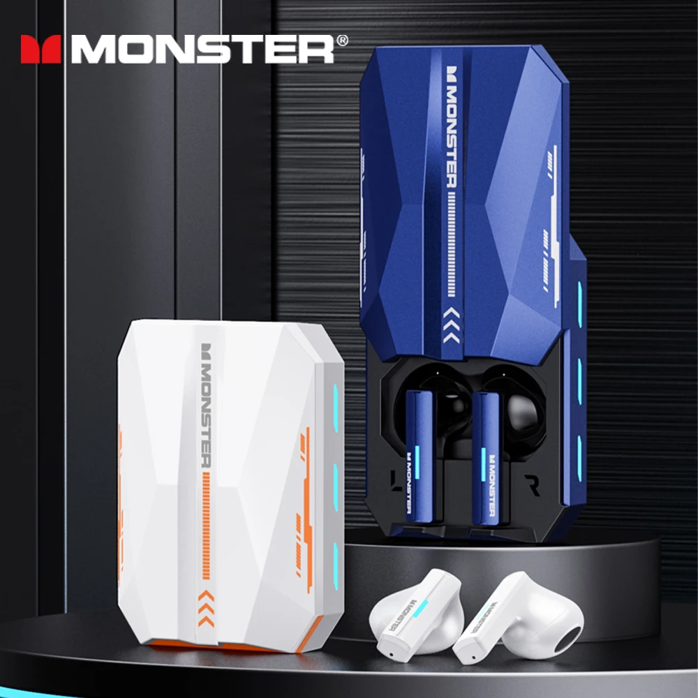Monster-XKT11-TWS-Wireless-Earphone-Bluetooth-5-2-Gamer-Earbuds-Low-Latency-Noise-Reduction ...