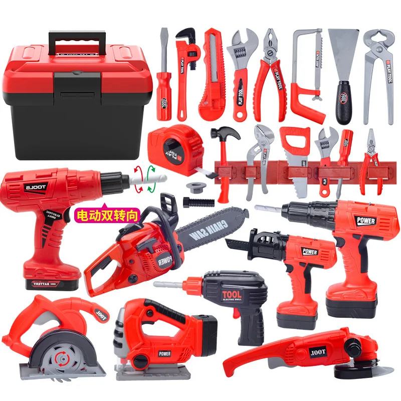 DIY-Pretend-Play-Toy-Simulation-Repair-Tools-Set-Electric-Drill ...