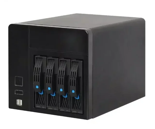 MINI-ITX-ITX Storage Server Chassis, 4 Baías, Home ues, Armazenamento ...