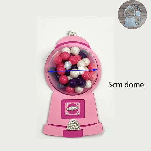 Gumball-Machine-Birthday-Gift-Candy-dome-holder-Tag-Cutting-Die-for ...