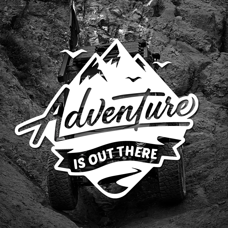 “Adventure is out there”Stickers,for outdoor lover,high quality sticker ...