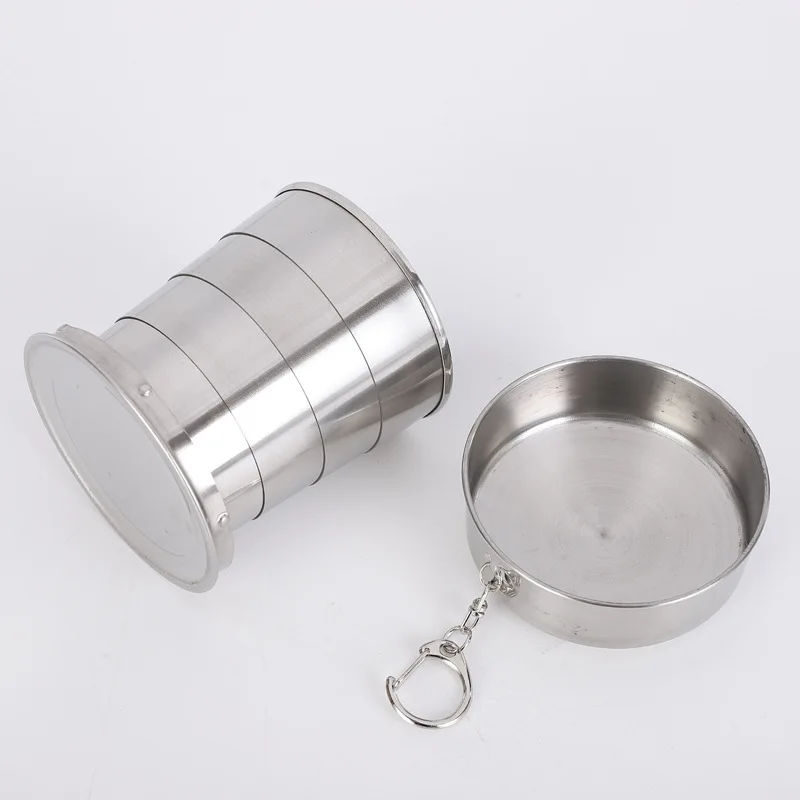 70-150-250ml-Stainless-Steel-Folding-Cup-Portable-Outdoor-Cup-for-Camp ...