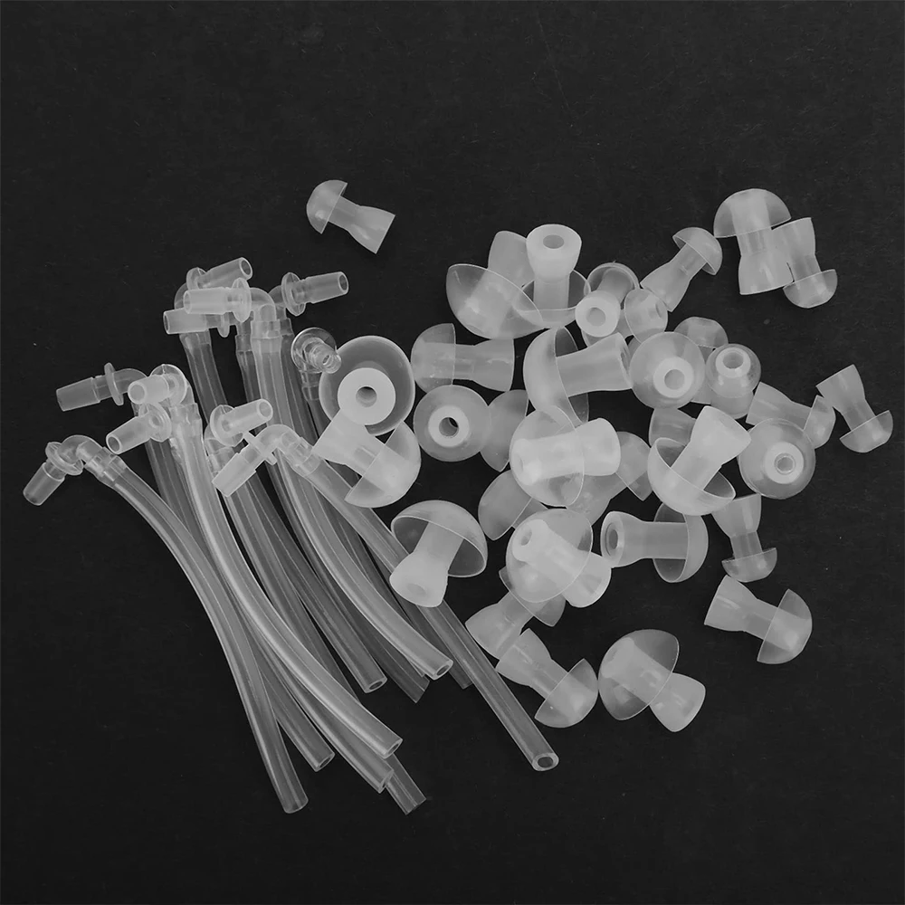 30pcs Ear Plug with 10 Universal Sound Tube for Siemens/Resound/Phonak ...