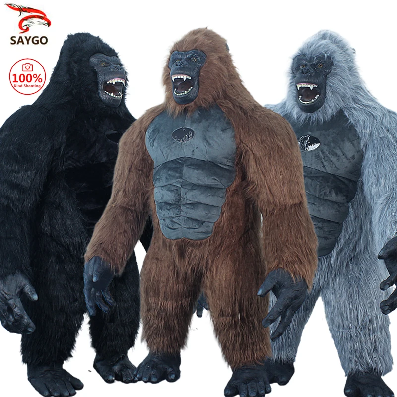 Saygo-Upgrade-Inflatable-King-Kong-Costume-Mascot-for-Adult-Halloween-Furry-animal-Carnival ...