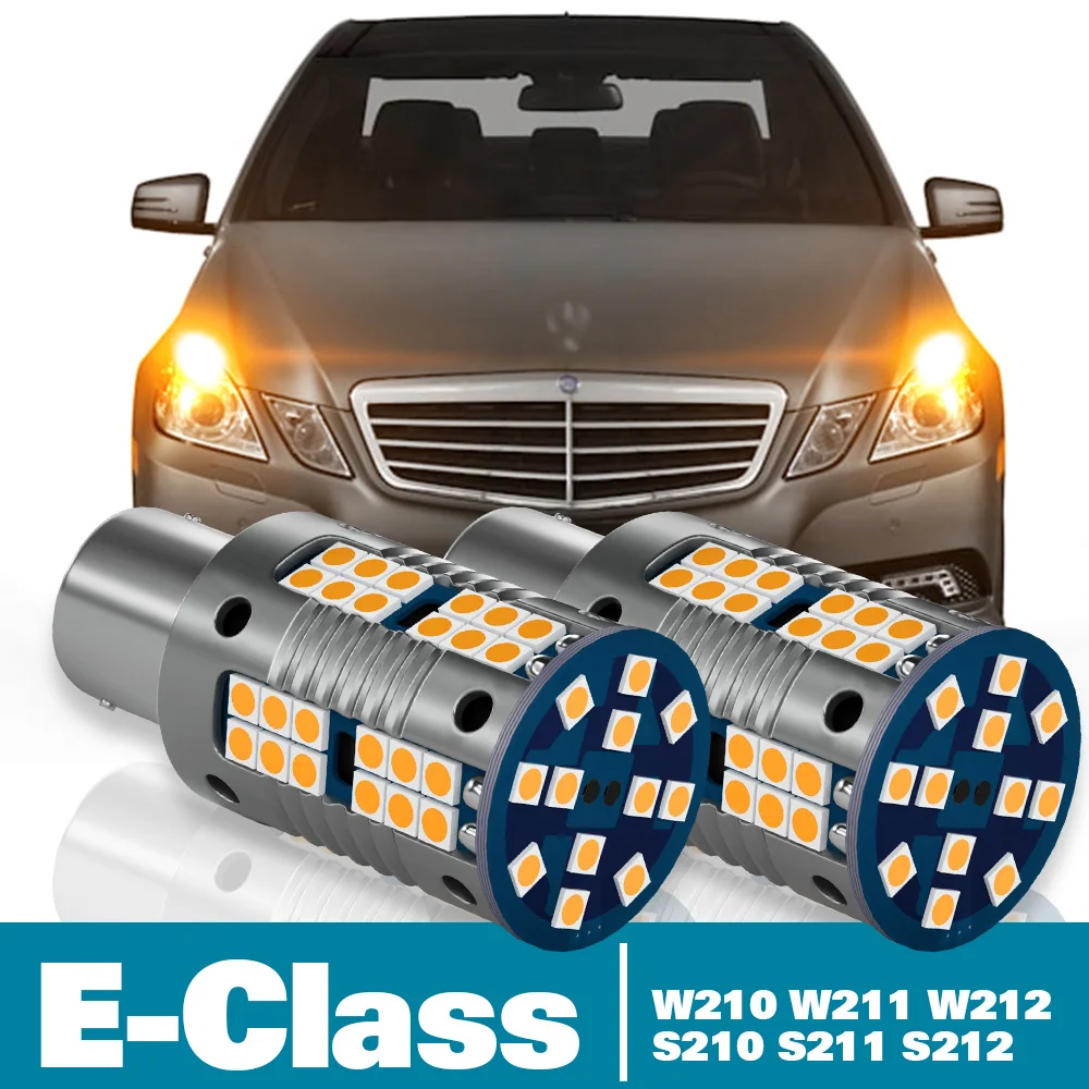 2pcs Led Front Turn Signal Light For Mercedes Benz E Class W210 W211 ...