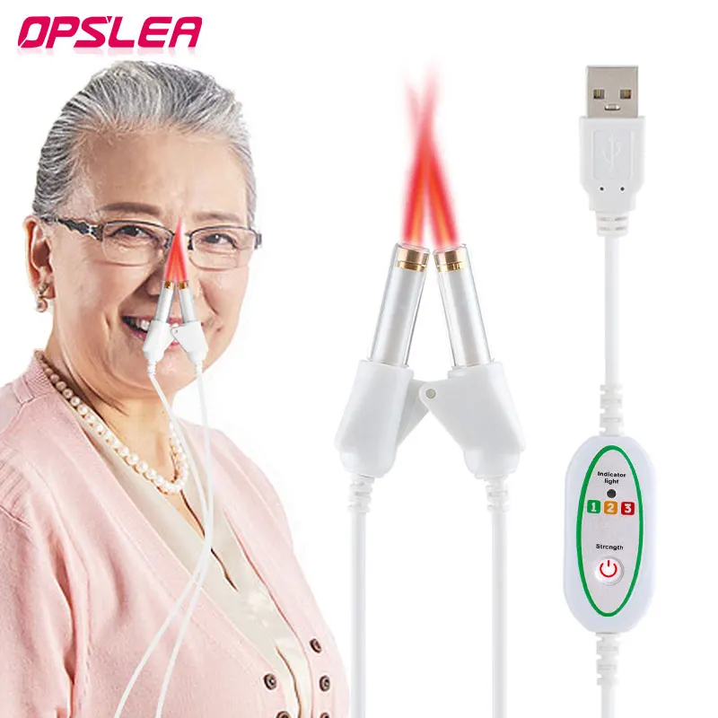 Rhinitis Sinusitis Laser Therapy Device Nose Care Tinnitus Dizzy Ear ...
