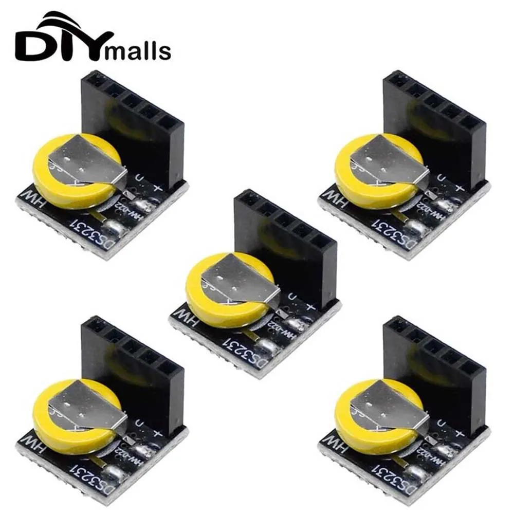 5PCS DS3231 Real Time Clock Module for arduino High Precision RTC Real Time Module with Battery ...
