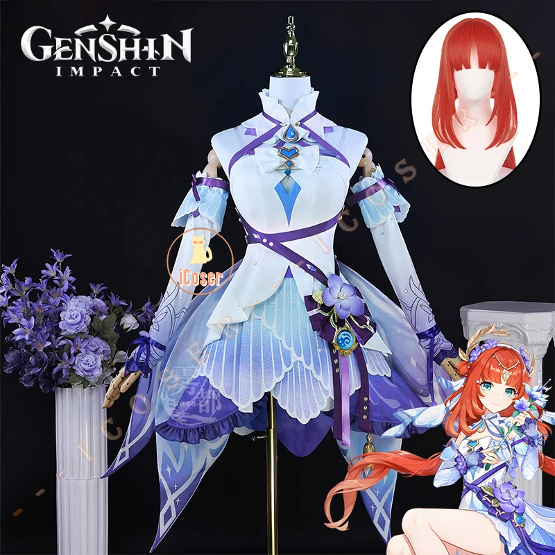 Genshin-Impact-Nilou-Breeze-of-Sabaa-Cosplay-Costume-Wig-Dress-Uniform ...