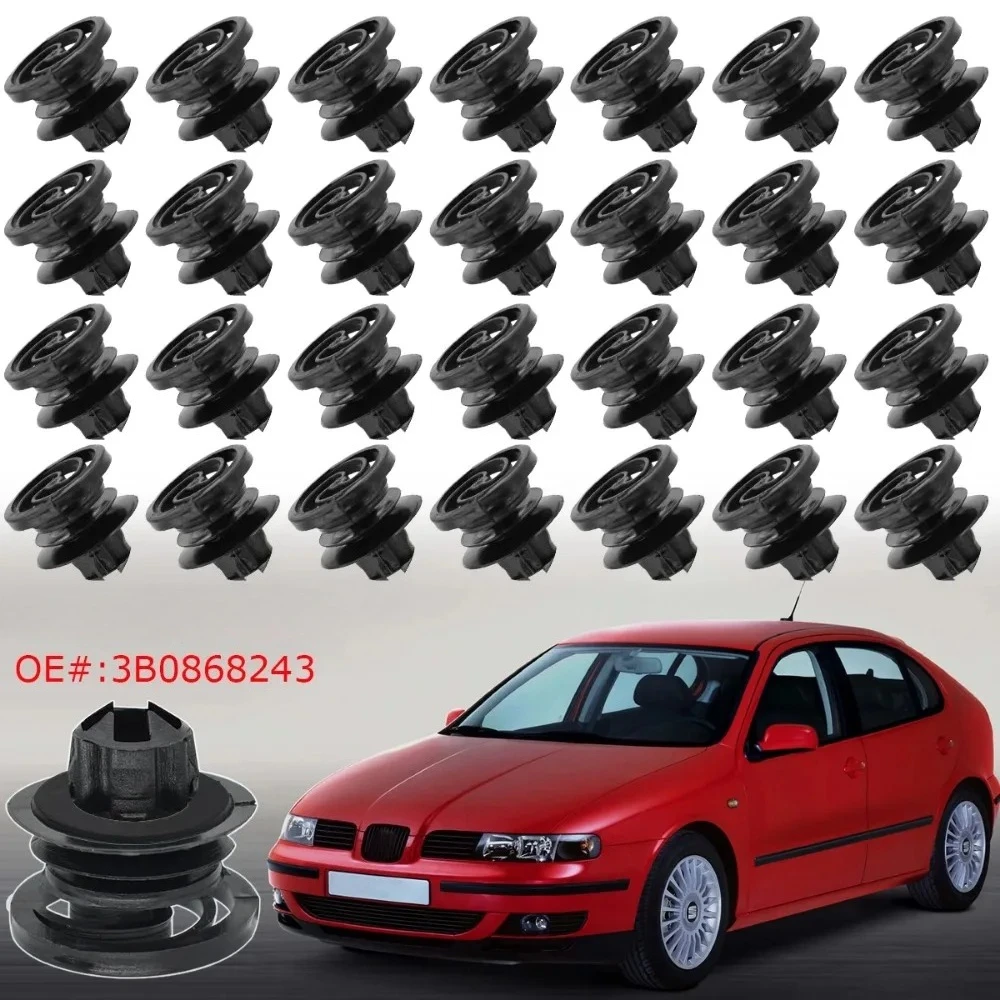 50/100PCS Car Door Panel Trim Clip Interior Fastener Retainer For Seat ...