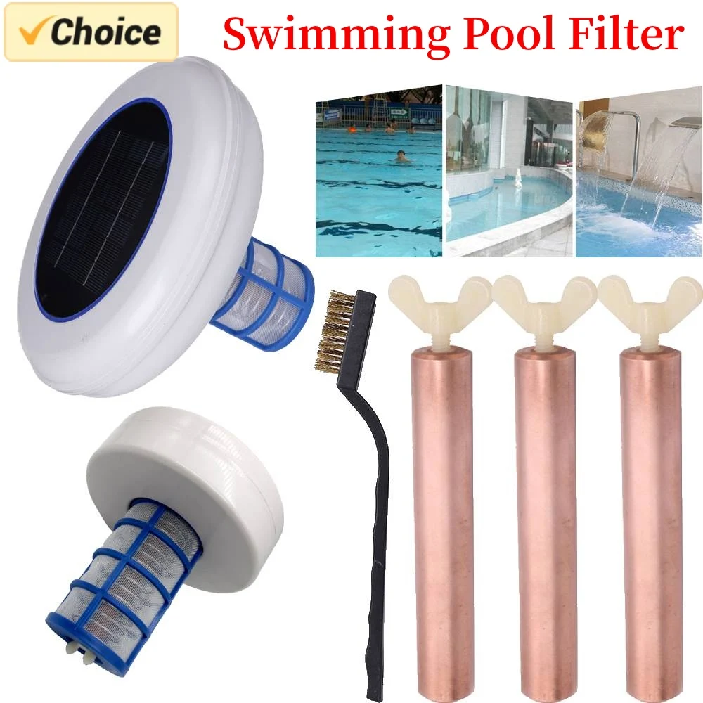 Solar-Pool-Ionizer-Copper-Silver-Ion-Swimming-Pool-Purifier-Kills-Algae ...