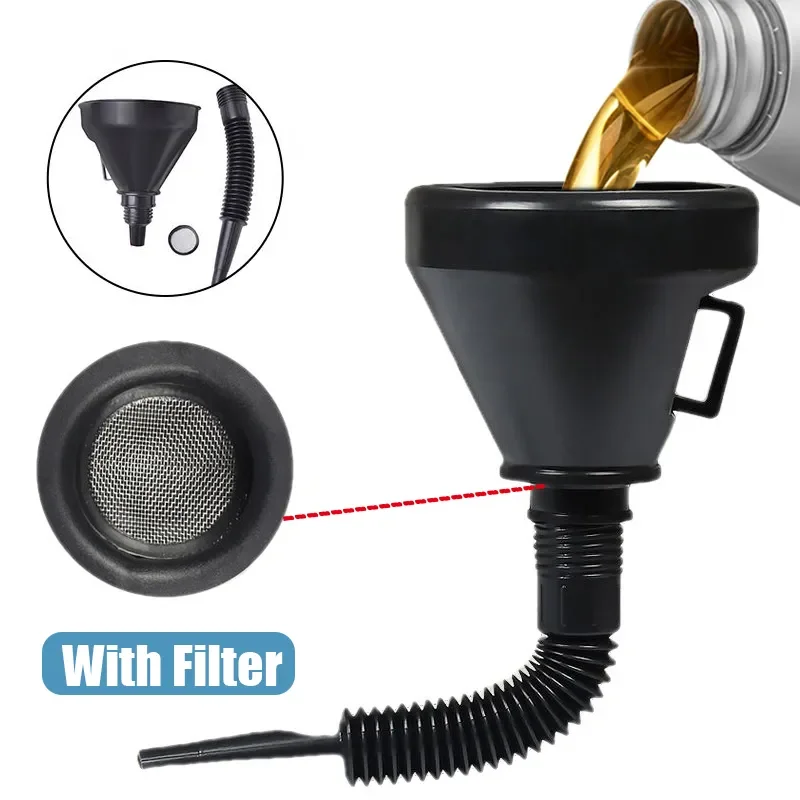 Embudo-de-repostaje-de-motor-con-filtro-para-coche-cami-n-motocicleta ...