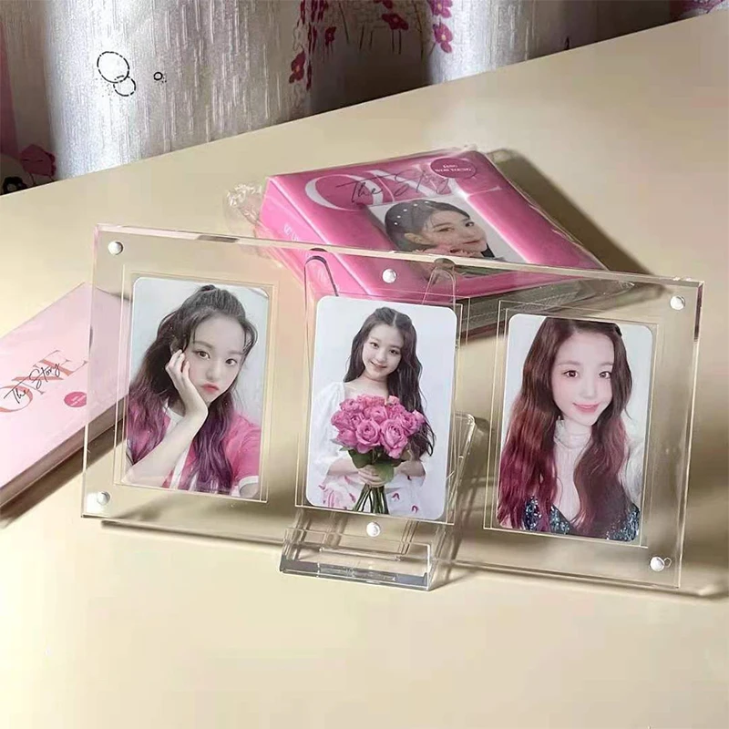 Kpop-Photocard-Holder-Acrylic-Photo-Frame-Idol-Star-Card-Collect-Book ...