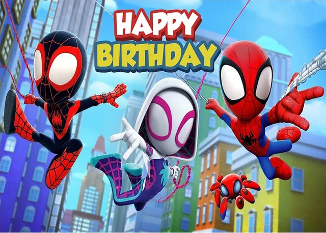 Spidey And His Amazing Friends Birthday Banner Buy Online | www ...