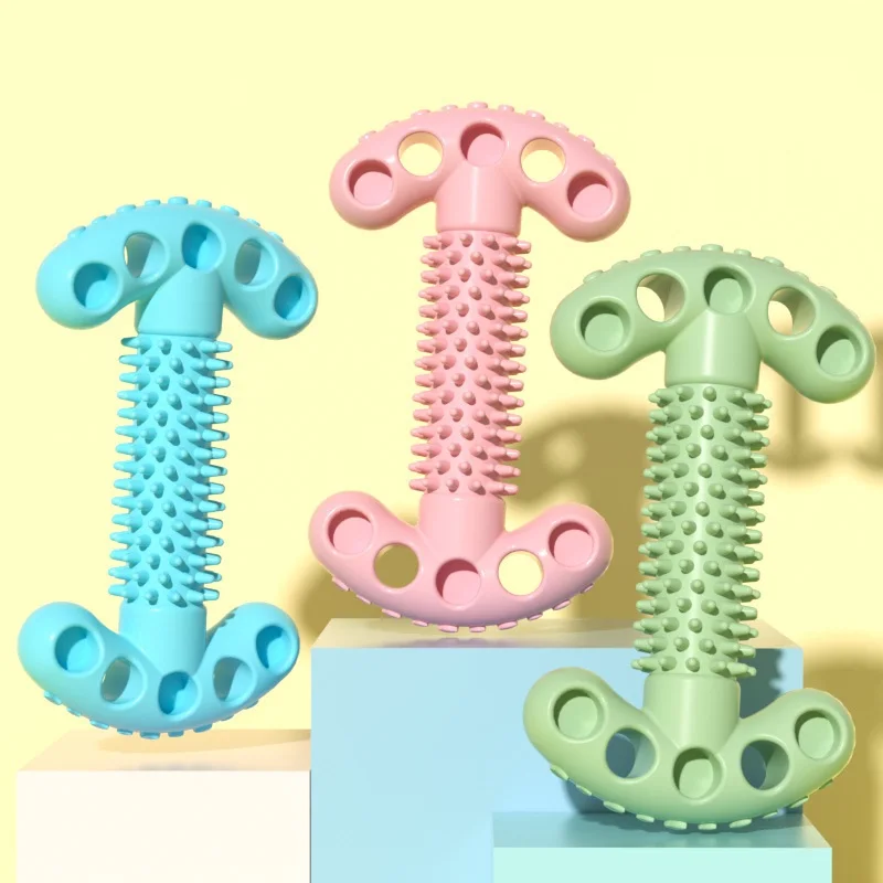 Pet Dog Tpr Bone Shape Molar Stick Tool Chew Interactive Toy for Cleaning Teeth Bite Resistant ...