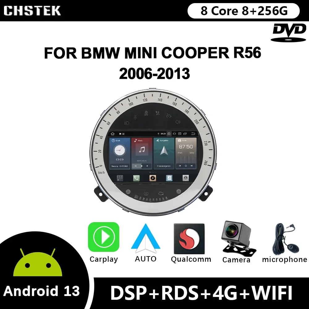CHSTEK-Car-Radio-7-Android-12-For-BMW-Mini-Cooper-R56-2006-2013 ...