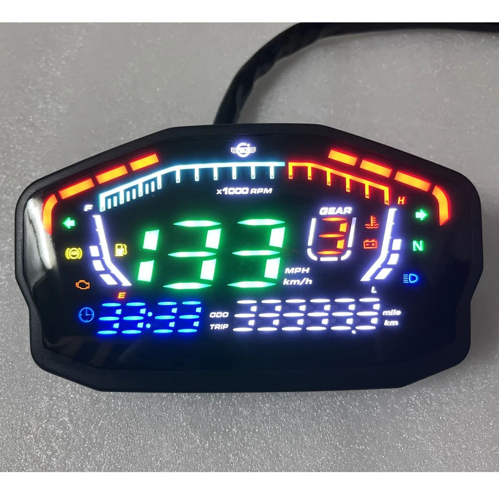 Veloc-metro-LCD-LED-para-motocicleta-od-metro-Digital-de-retroiluminaci ...