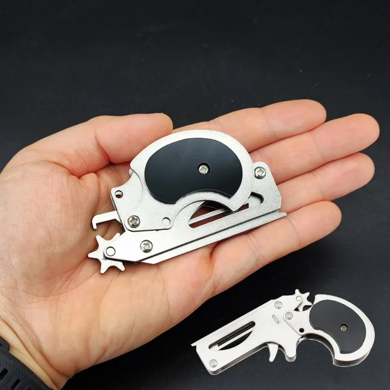 2024-NEW-Steel-Mechanical-Snail-Foldable-6-Burst-Rubber-Band-Gun ...