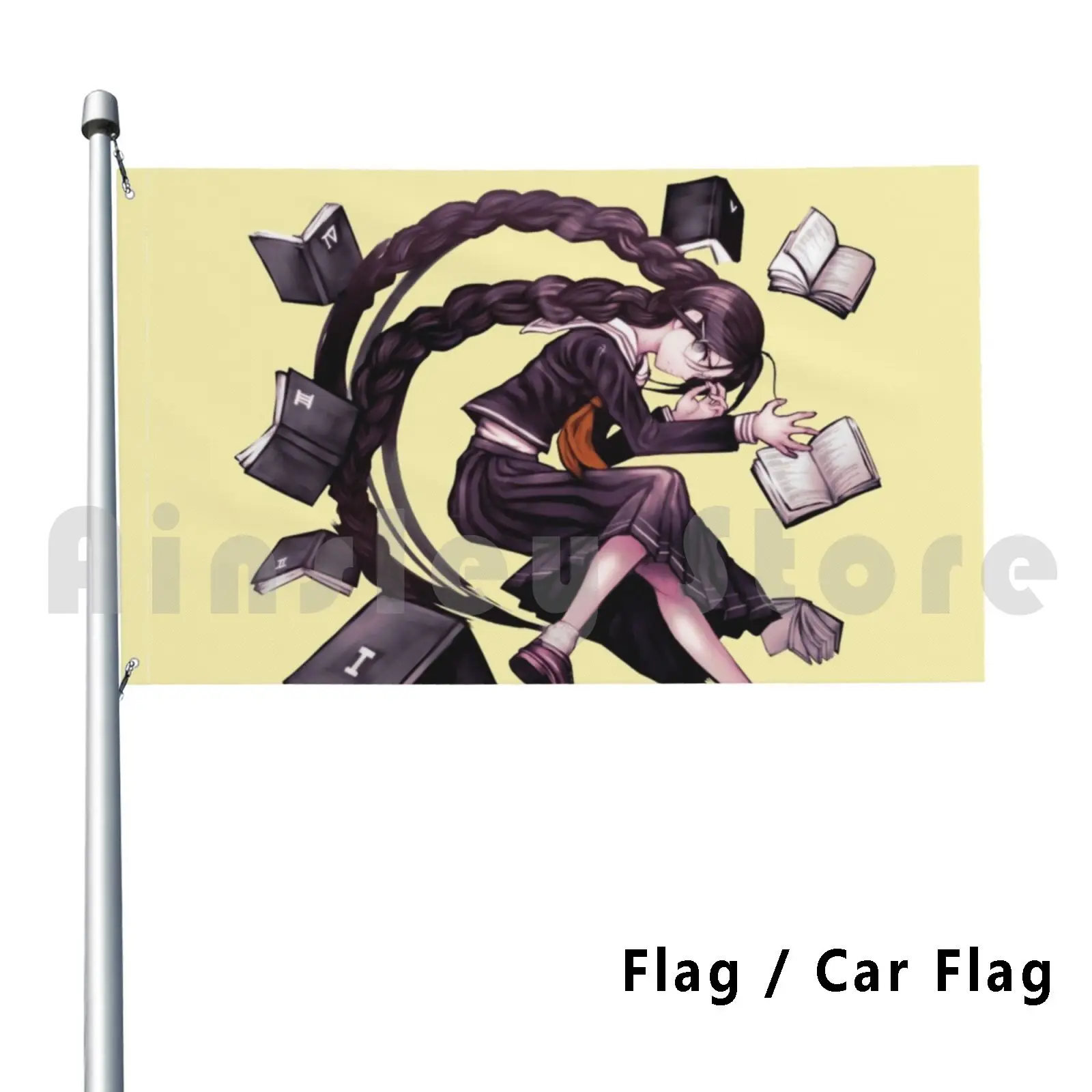 Danganronpa-Toko-Waifu-Chibi-Outdoor-Decor-Flag-Car-Flag-Danganronpa ...