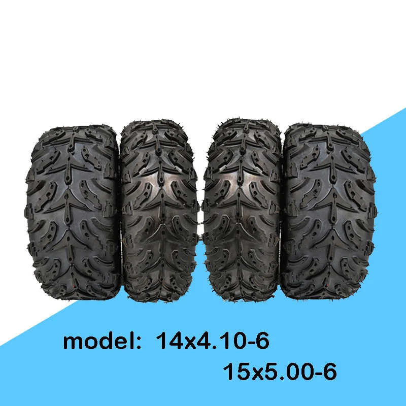 14 Inch Road Tubeless Tire 14X5.00-6 14x4.10-6 Tyre for Fuel Electric 4 ...