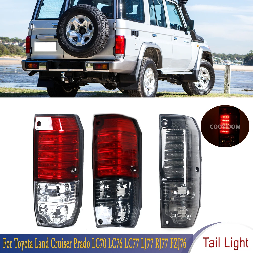 Car Only For 5 Door Rear Tail Light Brake Lamp For Toyota Prado Land Cruiser Lc76 Lc77 4500 Lj77 ...