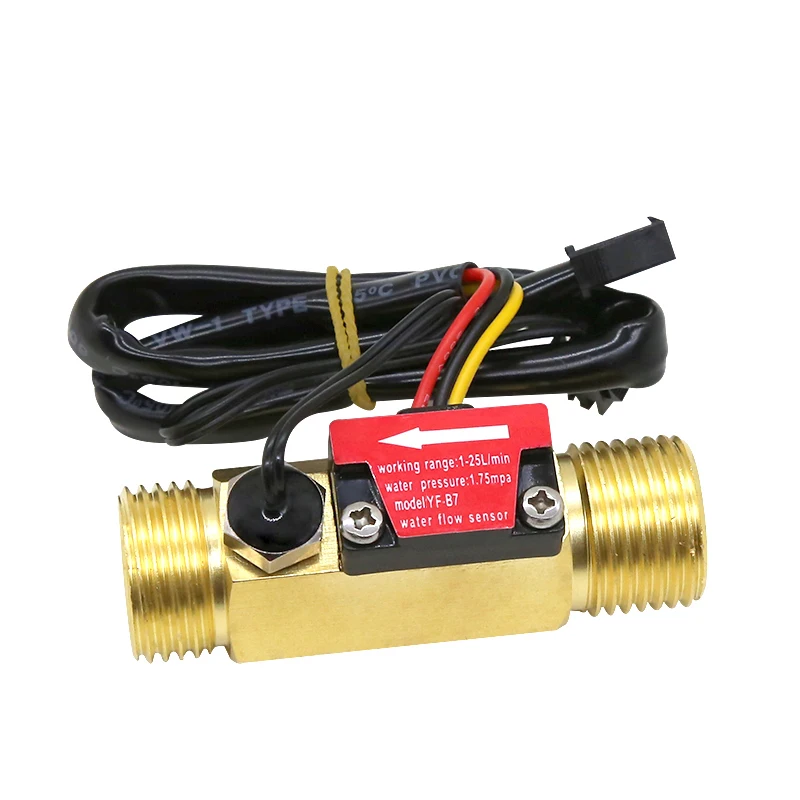 1-2-3-4-Water-Flow-Sensor-Switch-With-Temperature-Detection-For-Turbine ...