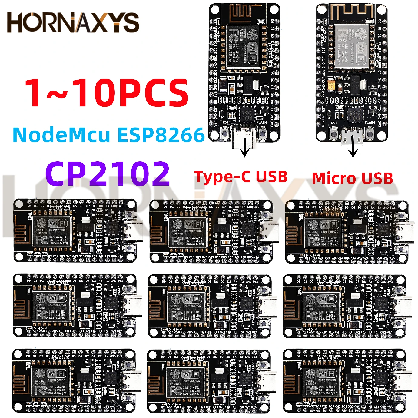 1-10PCS-Wireless-Module-CP2102-NodeMcu-V3-V2-Lua-WIFI-Internet-of ...