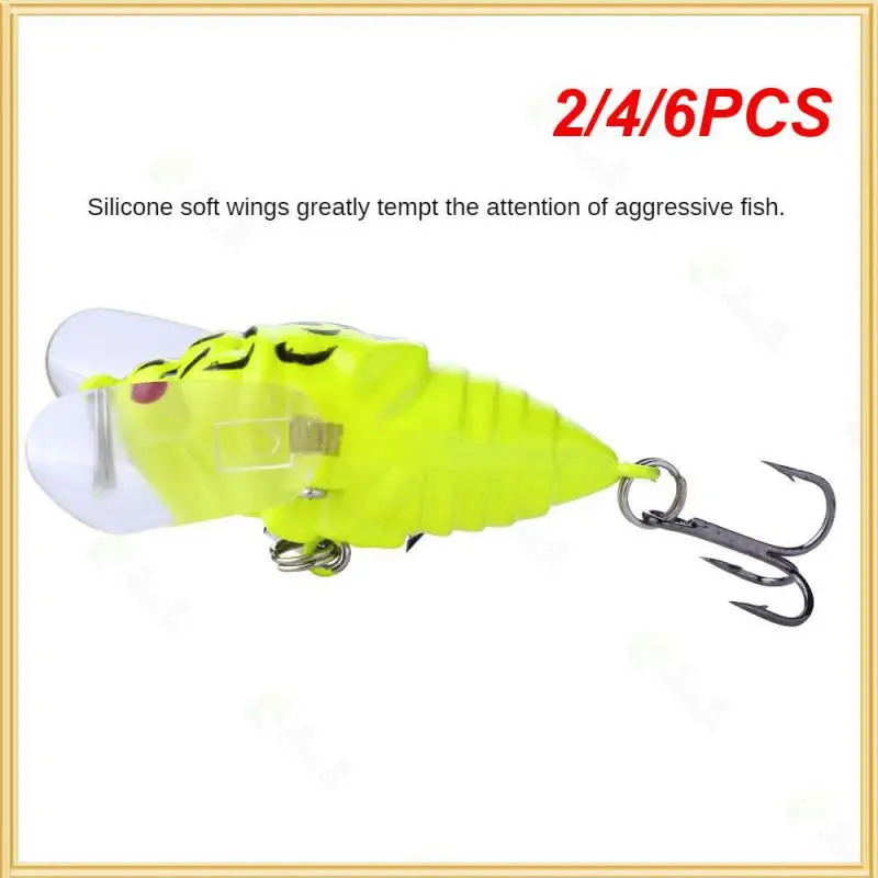 2-4-6PCS-Attractive-To-Target-Fish-Fishing-Gear-Bait-And-Bait ...