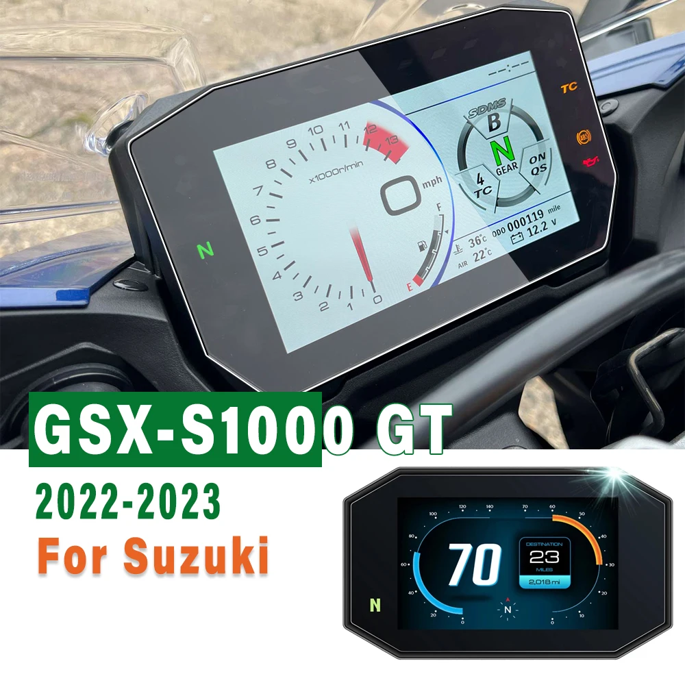 For Suzuki GSXS1000 GT Accessories Motorcycle Scratch Cluster Screen ...
