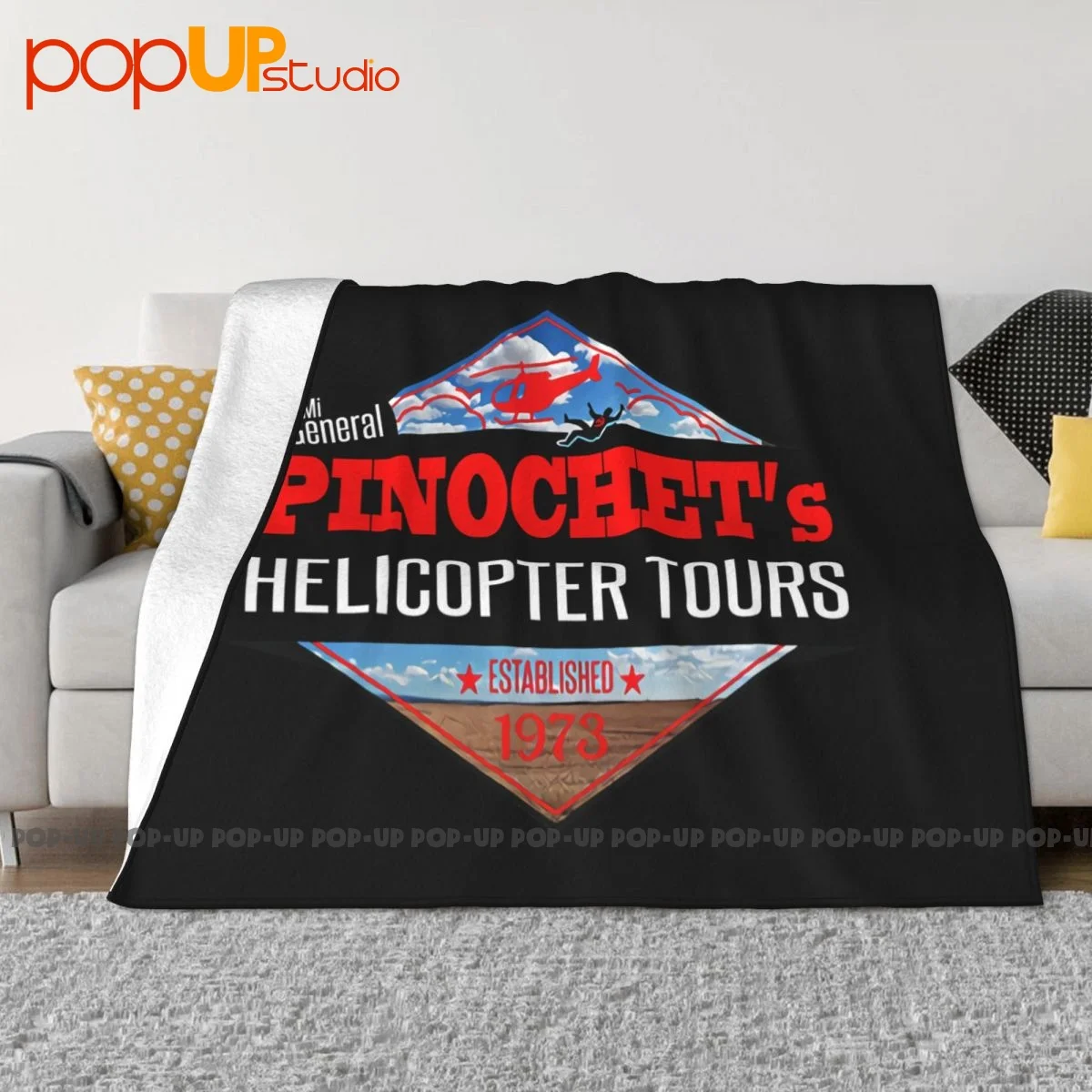 Pinochet-Pinochet-S-Helicopter-Tours-Blanket-Plush-Microfiber-Family ...
