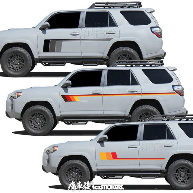 40x5 Inch TRD Off-road Graphic TRD OFFROAD Windshield Banner Decal For ...