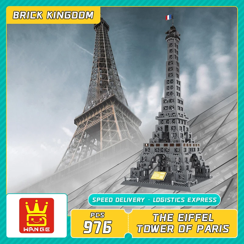 Famous-World-Architecture-Model-Building-Blocks-Paris-Eiffel-Tower ...