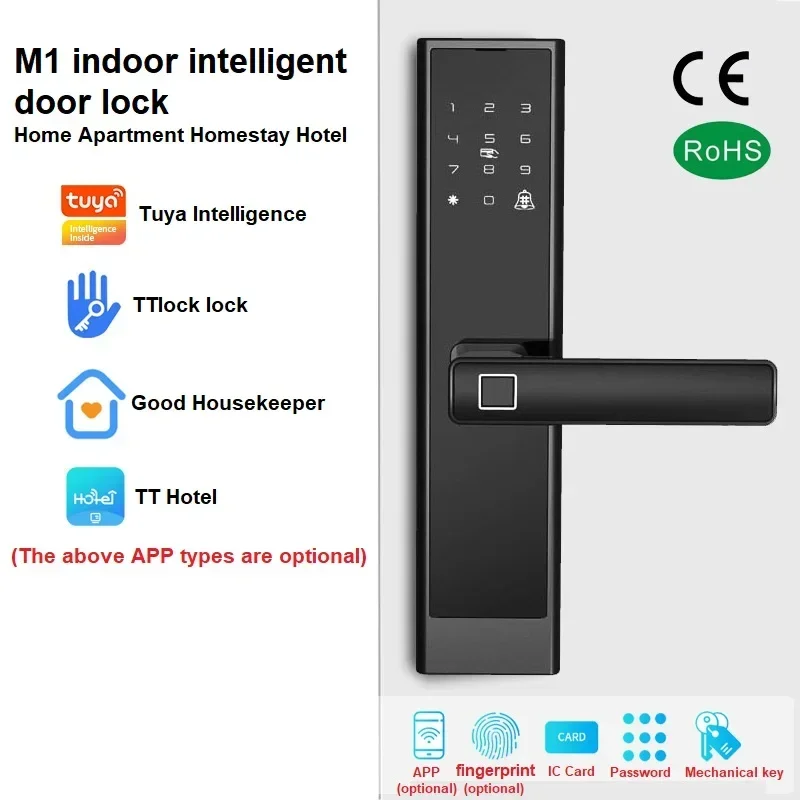 Tuya-WIFI-Smart-Door-Lock-Fingerprint-Lock-with-Code-IC-Card-NFC-Key ...